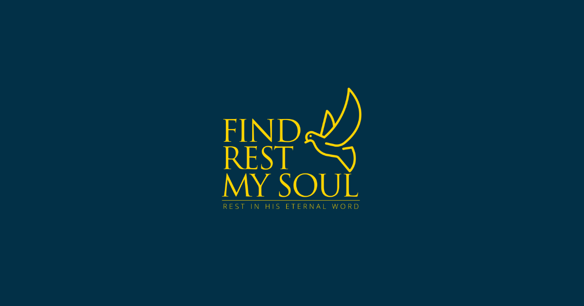 Scripture Writing - Find Rest My Soul